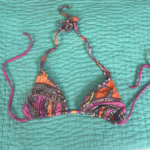 Rampage | Swim | Rampage Paisley Pink String Bikini Top | Poshmark